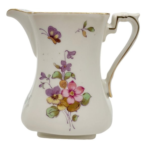 Lefton | Kitchen | Vintage Lefton Creamer Pitcher Xa835 Floral Flowers ...